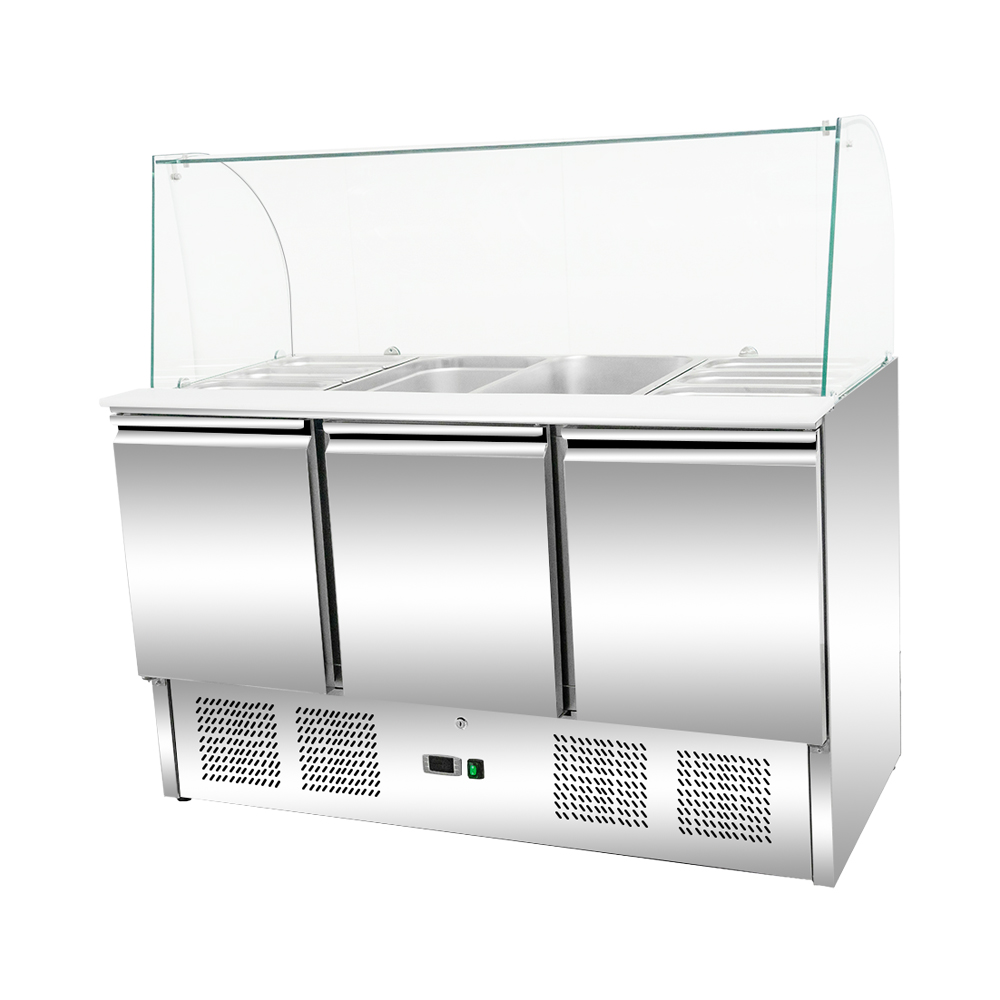 kitchen static refrigerated saladette counter , CNJT commercial ...